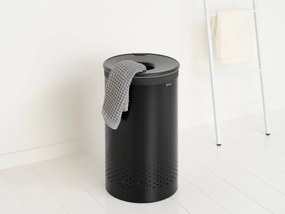 Koš na prádlo Brabantia 60l černý/plastové víko