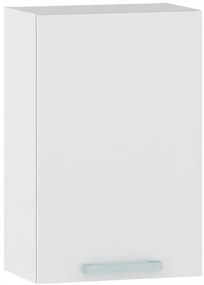 Horní kuchyňská skříňka One EH45, pravá, bílý lesk, šířka 45 cm