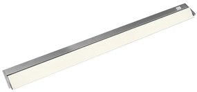 PANLUX Výklopné svítidlo pod kuchyňskou linku s vypínačem VERSA LED 15W, stříbrná - teplá