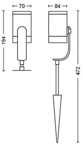 Philips 17414/30/P7 - SADA 3x LED Bodové svítidlo Hue LILY 3xLED/8W/230V IP65
