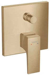 Hansgrohe Metropol, vanová baterie pod omítku s bezpečnostní kombinací, kartáčovaný bronz, 32546140