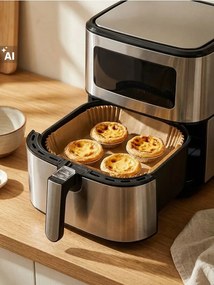 Sinsay - Papírové formy na pečení v air fryer 100 pack - béžová