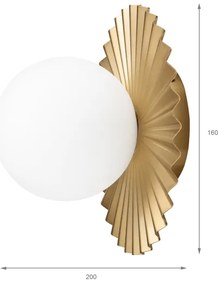 Nástěnné svítidlo CHITA 1xG9/5W/230V zlatá