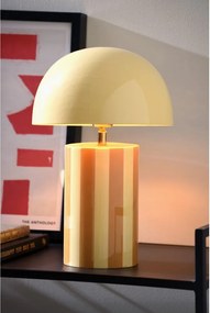Žlutá kovová stolní lampa (výška 34 cm) Rayado – Leitmotiv