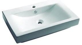 Bathco 0023 - Zápustné umyvadlo MANCHESTER 70x45 cm porcelán/bílá
