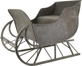 Zinkové antik kovové sáně Dreaming Christmas - 48*50*63 cm