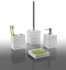 Gedy, QUADROTTO WC kartáč na postavení, černá, QU3314