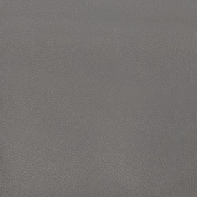 Čelo postele typu ušák tmavě šedé 103x23x118/128 cm umělá kůže 3117764