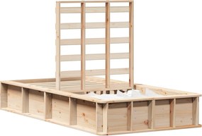 Rám postele Hnědá 80 x 200 cm Masivní borové dřevo 3385736