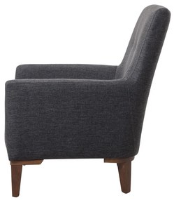 Hanah Home Třímístná pohovka BALERA s křeslem antracitová 223 cm