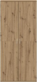 Skříň na obuv 80 x 39 x 178 cm Kompozitní dřevo Artisanový dub 3333874