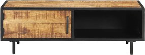 Konferenční stolek 105 x 50 x 35 cm hrubé mangovníkové dřevo 288471