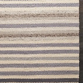 Diamond Carpets koberce Ručně vázaný kusový koberec MCK Strop DE 2263 Pastel Brown Mix ROZMĚR: 160x230