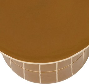 Keramický kulatý odkládací stolek ø 38 cm Plu – WOOOD