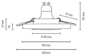 Spot-Light 2515339-SADA 3x LED Podhledové svítidlo VITAR 1xGU10/5W/230V pískovec