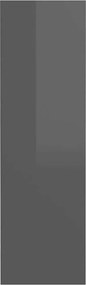 vidaXL Nástěnný botník 80 x 18 x 60 cm dřevotříska [806757] Barva: černá s vysokým leskem