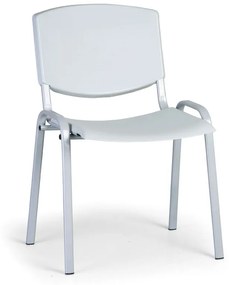 Konferenční židle Design - šedé nohy, šedá