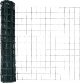 Evropský plot se hroty 25 x 1 m Ocel potažená PVC Zelená 3350594