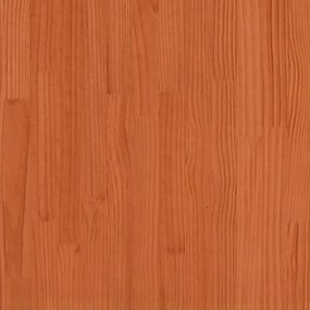 Konferenční stolek voskově hnědý 80x50x40 cm masivní borovice - Default Title