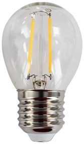 Dekorační LED žárovka E27 teplá 3000k 2w 250 lm
