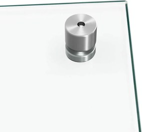 Kuchyňské panely 2 ks průhledné 70 x 50 cm tvrzené sklo 3315790