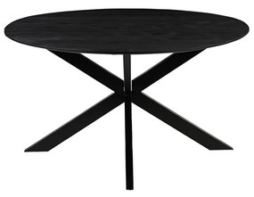 LABEL51 Jídelní stůl OTIS černý ⌀140 cm