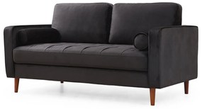 Designová sedačka Jarmaine 175 cm černá