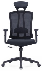 Dalenor Kancelářské židle Brixxen HB, textil, černá / černá