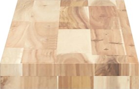 Plovoucí police 100 x 20 x 4 cm neošetřené akáciové dřevo 3279427