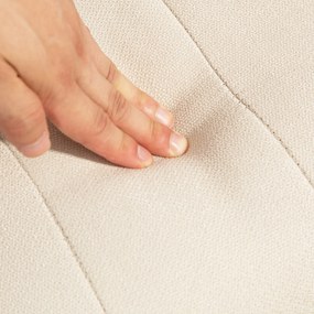 HOMCOM houpací křeslo čalouněné houpací křeslo s bederním polštářem boční kapsa relaxační křeslo dřevěný rám lněný vzhled pro obývací pokoj ložnice b…