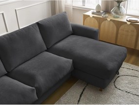 Černá rohová pohovka Nouveau Cocoone – Bobochic Paris