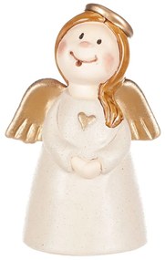 Anděl keramický Krémová