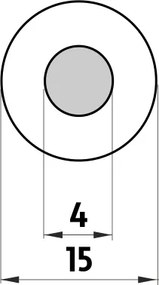 Nimco Držák na ručníky, 63 cm BORMO černá - BRC 11061-90