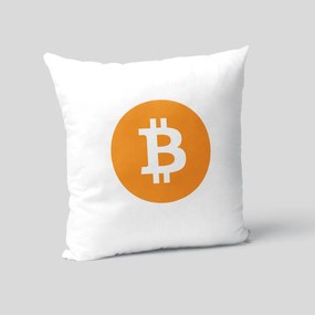 Bitcoin - polštář s potiskem