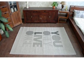 Kusový koberec Yolo šedý 200x290cm