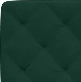 Postel s matrací tmavě zelená 90 x 200 cm samet 3208637