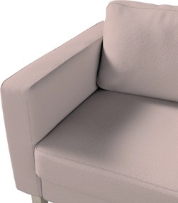 Potah na pohovku IKEA Karlstad, 3-místná, rozkládací barva růžová látka pletený vzor