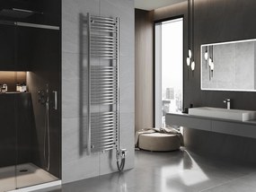 Mexen Ares, elektrické topné těleso 1800x500 mm + topná tyč 900 W, chromová, W102-1800-500-2900-01