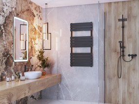 Erga Classic, topné těleso 1200x600 mm, 762W, černá matná, ERG-LAV-CLAS-12060-BK