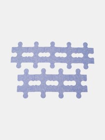 Sinsay - Stěnový panel ve tvaru puzzle 9 pack - modrá