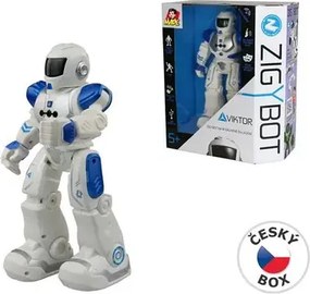 MaDe 01890 - Zigybot Robot Viktor 27cm, 21 funkcí (modrý)