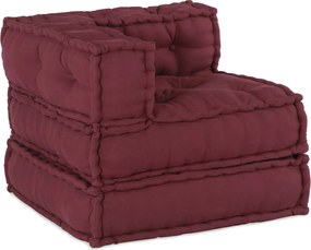 Modulová pohovka Textil Bordó 210 x 70 x 56 cm 3315072