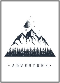 Plakát Adventure Rozměr plakátu: A4 (21 x 29,7 cm)