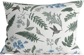 Povlak na polštář z mikrovlákna FERN LEAVES 50x70 cm, vzorovaný