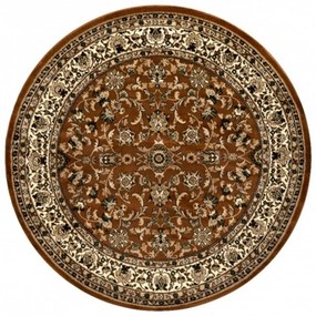 Kusový koberec Royal hnědý kruh 150cm