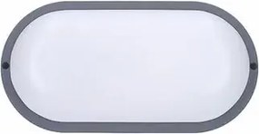 Solight WO744-G LED venkovní osvětlení oválné / 13W / 910lm / 4000K /