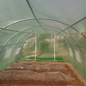 Hydrosan Náhradní fólie PTF 07G, 6x3 m, na zahradní fóliovník, zelená, dvojité dveře