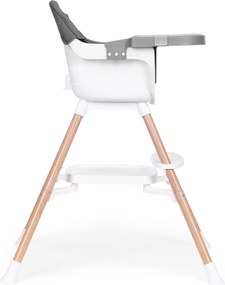 Dětská židlička 2v1 BABY ECOTOYS šedá