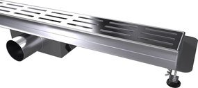 C-DRAINWELL 100 Chrom Odtokový podlahový žlab, kostky