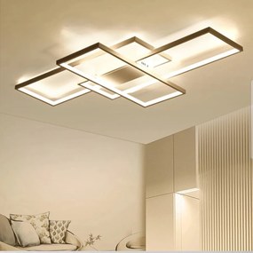 Stropní svítidlo LED Rectangle + ovladač bílé
